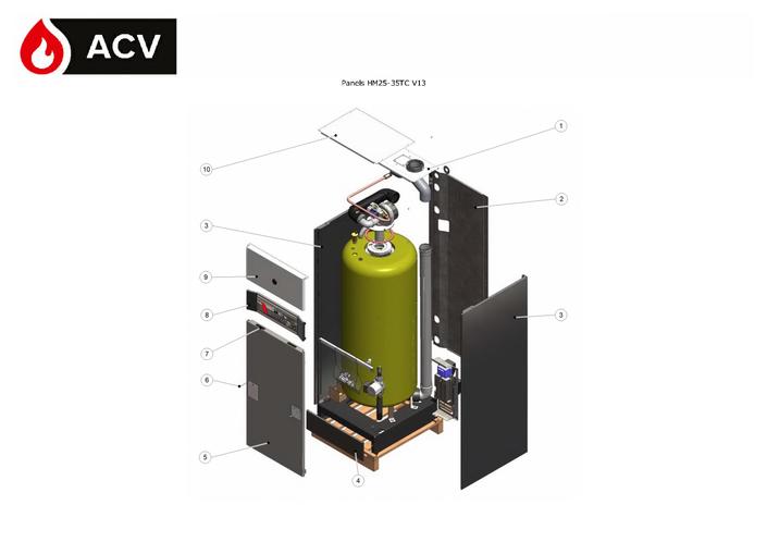 Pièces détachées Chaudière ACV HeatMaster 25-35 TC - Pièces Express
