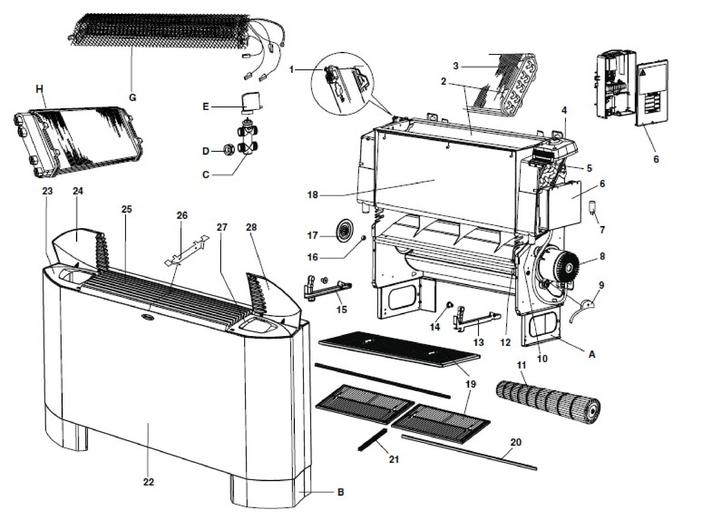 Documentations, vues éclatées, listes de pièces et nomenclatures ...