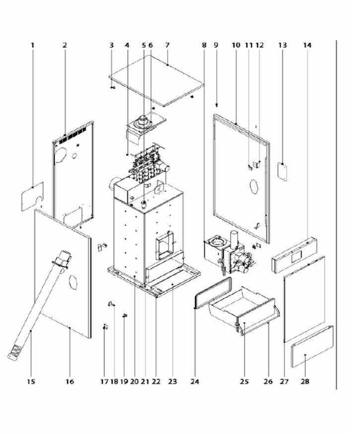 Pièces détachées Chaudière Domusa BIOCLASS - Pièces Express