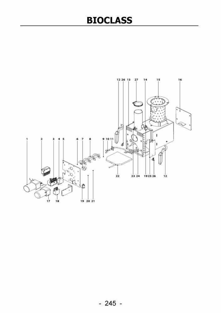 Pièces détachées Chaudière Domusa BIOCLASS - Pièces Express