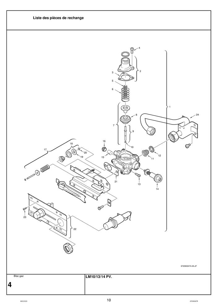 Pièces détachées Chauffe-eau / chauffe-bain Elm Leblanc / Bosch LM13 PV ...